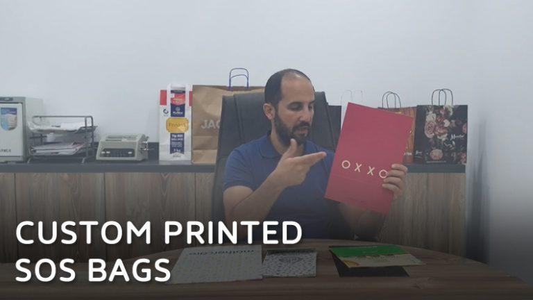 Custom Printed SOS Bag, Carrier Bag